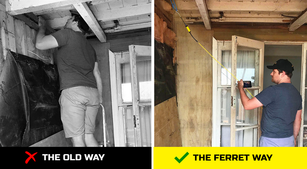 How To Check Inside Walls Using An Inspection Camera – Ferret Tools
